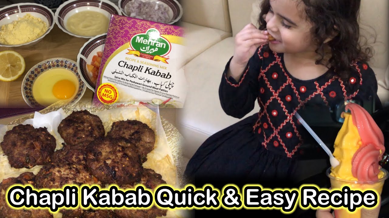 Quick & Easy Recipe of Chapli Kabab | Normal Life Routine in Qatar ...