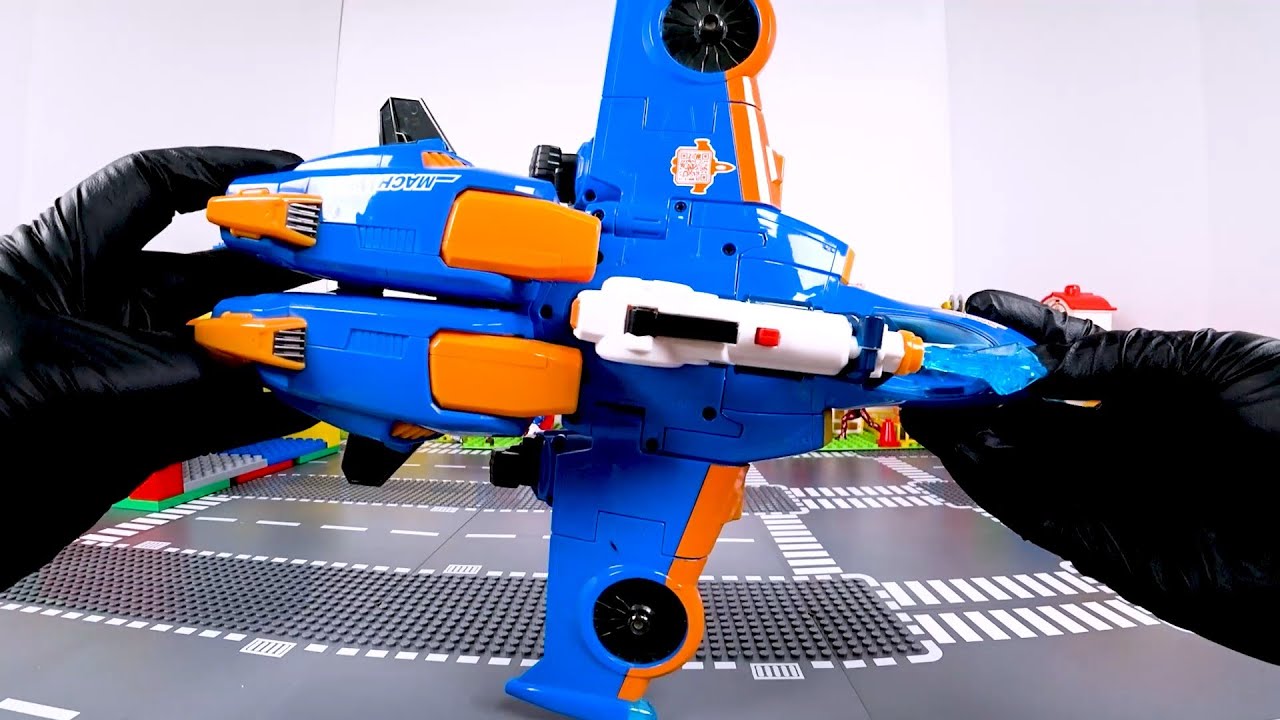 또봇 마하w 전투기 로봇 변신영상!!! Tobot Mach w Fighter Robot Transformation Video ...