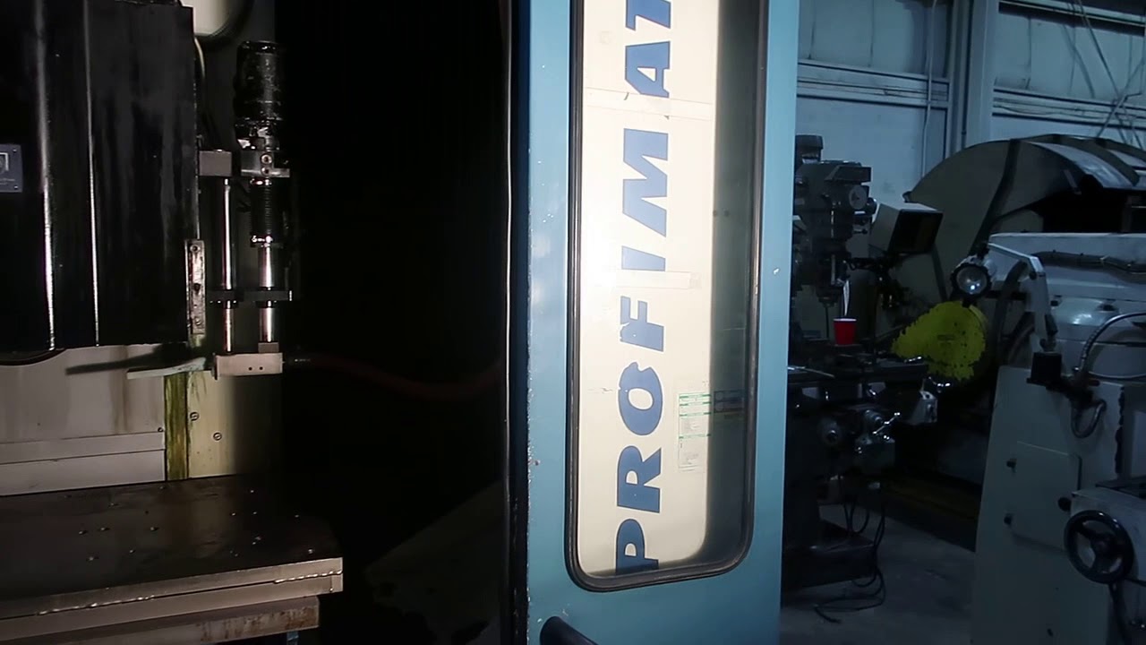 Blohm Profimat MC 607 CNC Creepfeed Profile Grinder, 80 HP - YouTube
