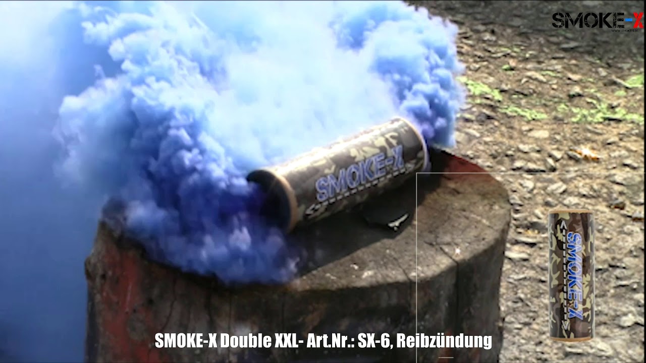 SMOKE-X SX-6 Double XXL in Blau - YouTube