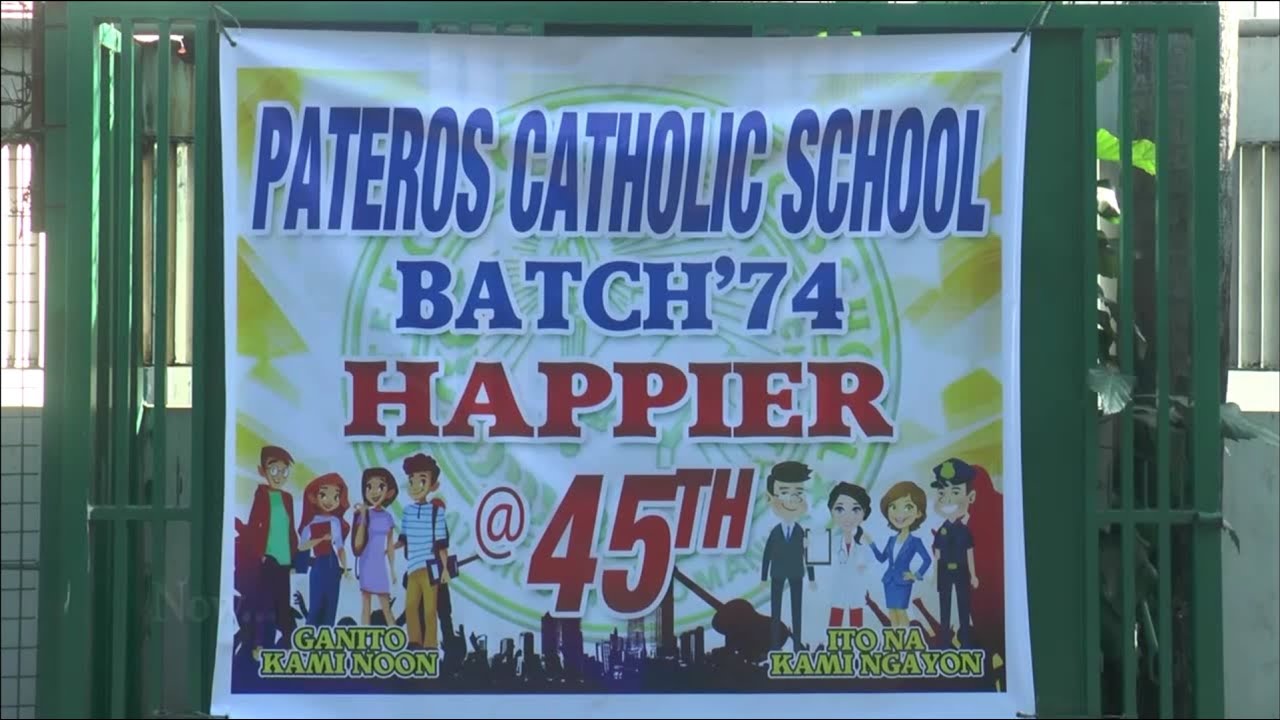 PCS Batch 1974 45th Reunion Video (2-16-2019) - YouTube