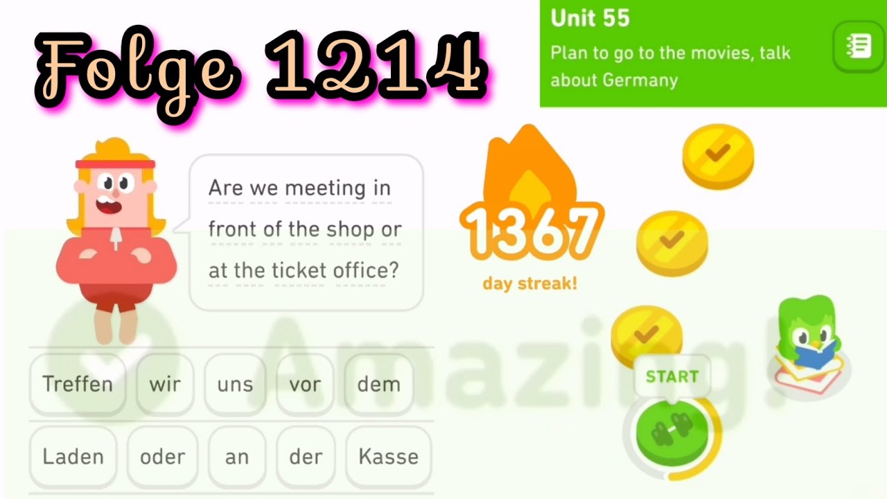 Let's Learn German With Duolingo | Episode 1214 - YouTube