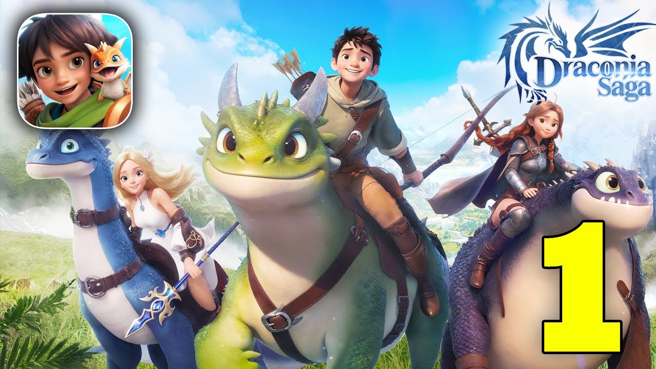 Draconia Saga GLOBAL Gameplay Walkthrough Part 1 (Android, iOS) - YouTube