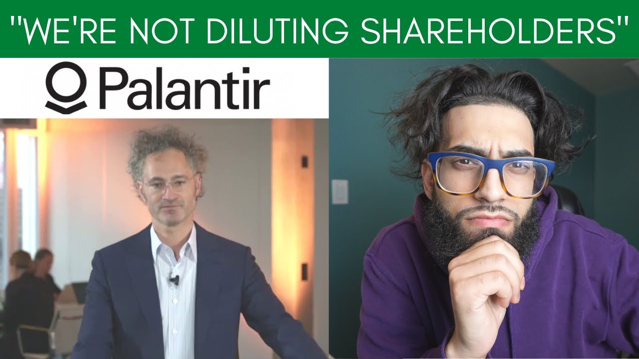 Palantir CEO Tells Shareholders To RELAX. Reaction To Alex Karp's CNBC ...