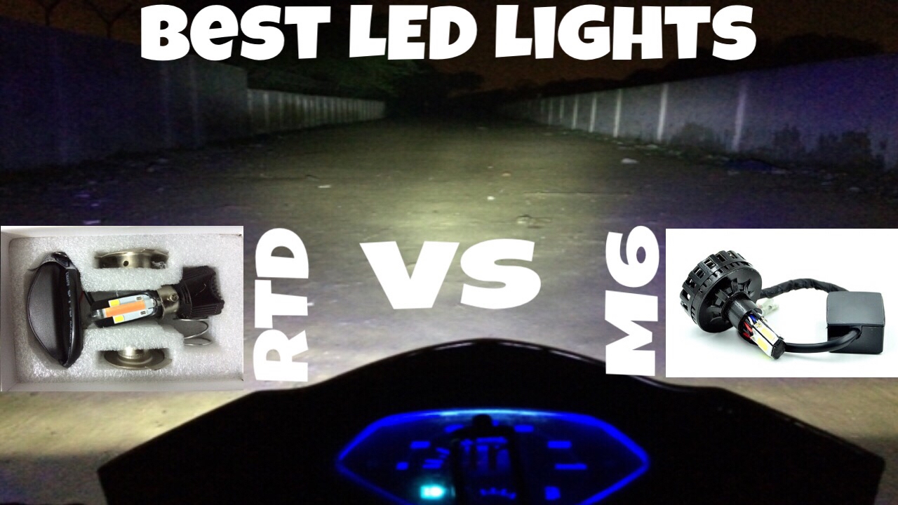 Best LED Light For scooter and motorcycle || techno khan - YouTube