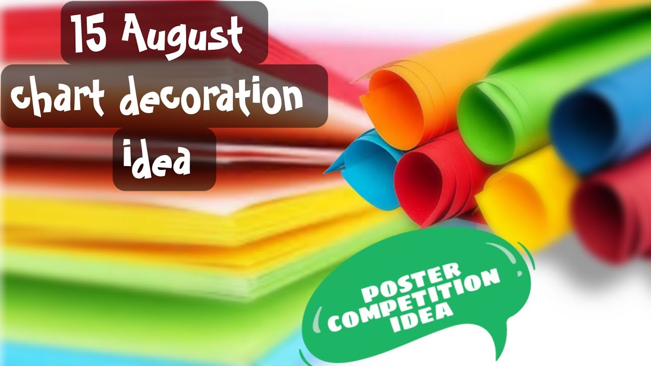 2 independence day Chart paper decorations for classroom/5 chart paper ...