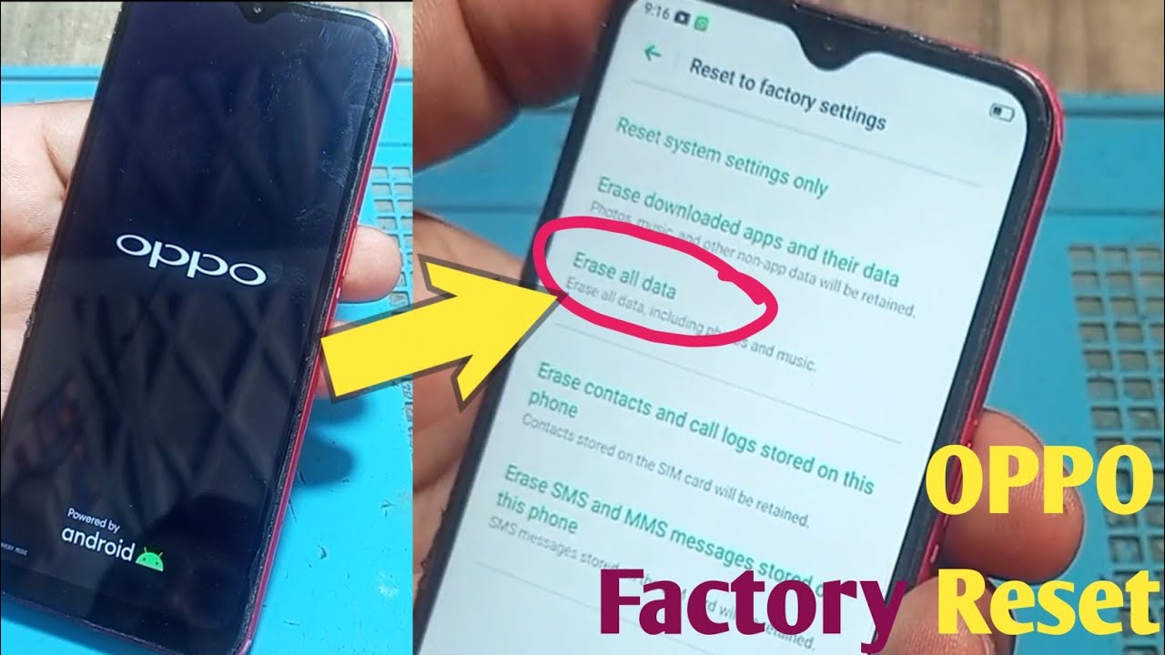 Oppo Mobile Ko Factory Reset Kaise Karen | Pppo Phone Ko Factory Reset ...