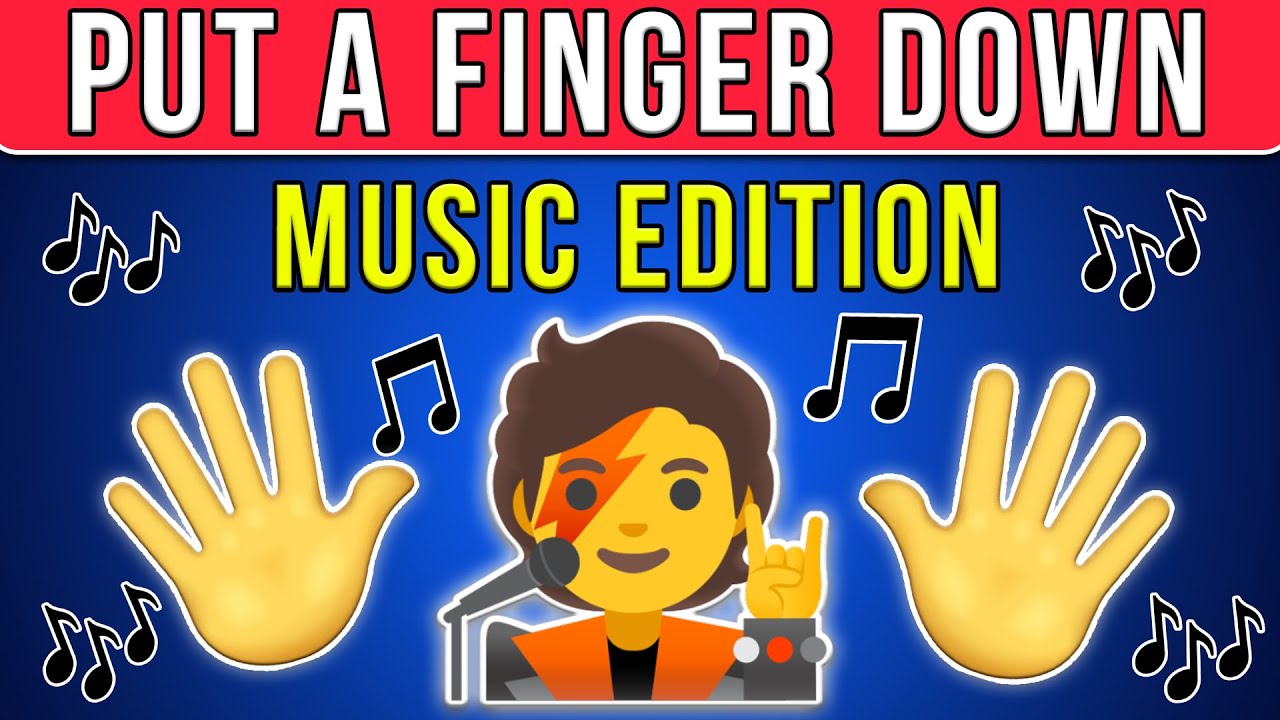 Put a Finger Down - Music Edition - YouTube