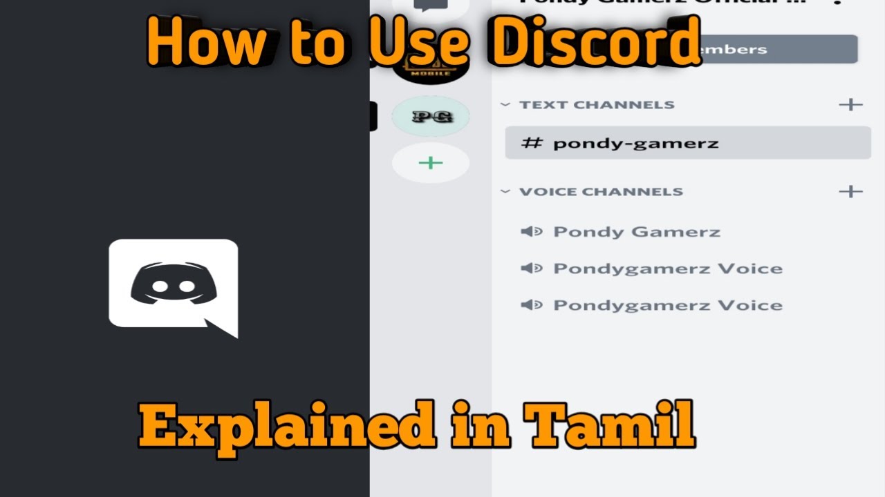 How to Use Discord Explained in Tamil - YouTube