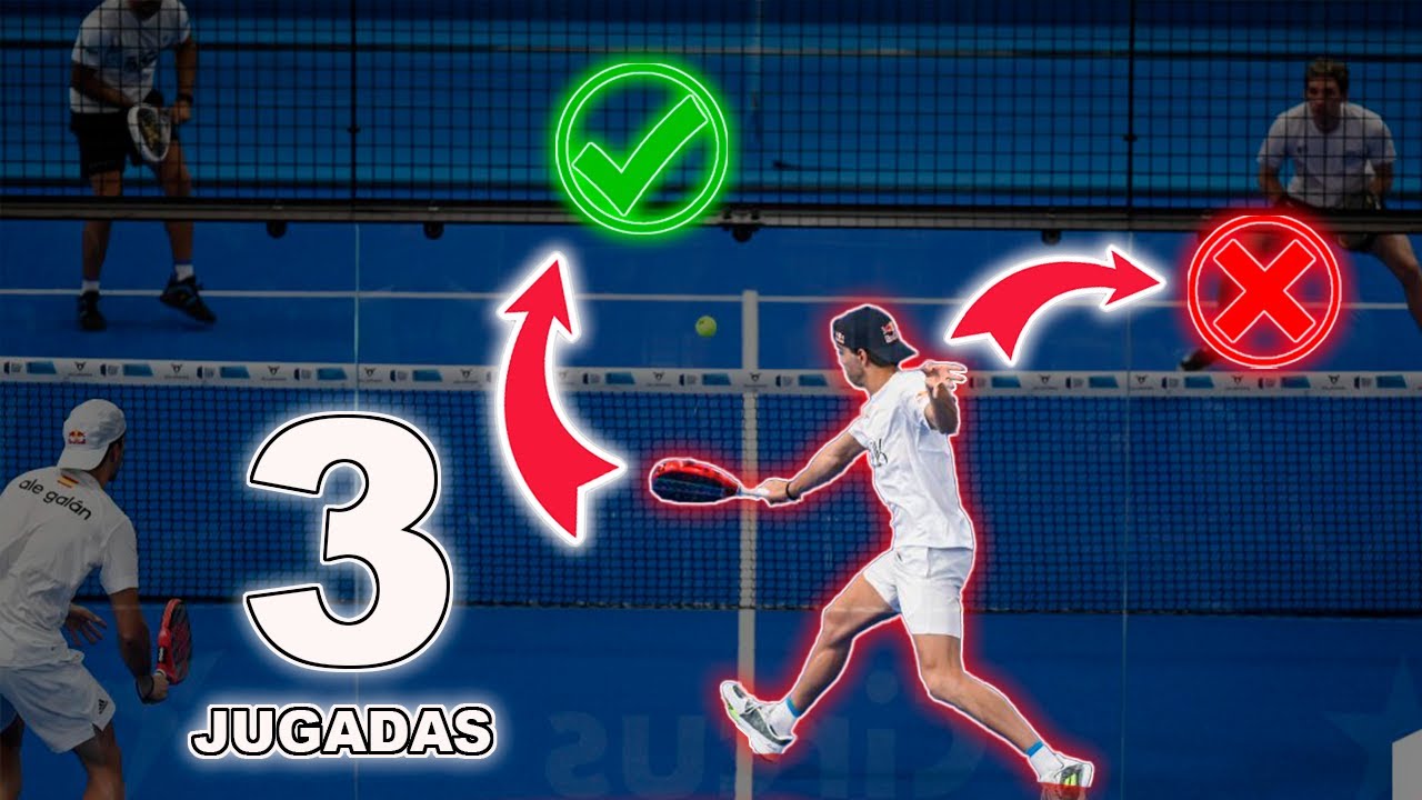 3 JUGADAS TÁCTICAS PROFESIONALES que puedes practicar | Mejora tu Padel ...