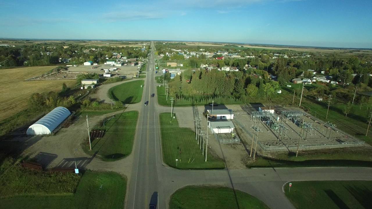 Roblin, Manitoba Fly Over - YouTube