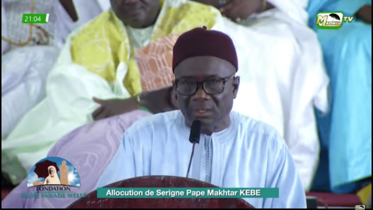 🔴[ DIRECT ] FONDATION MAME FAWADE WELLE : DISCOURS DE PAPA MAKHTAR KÉBÉ ...