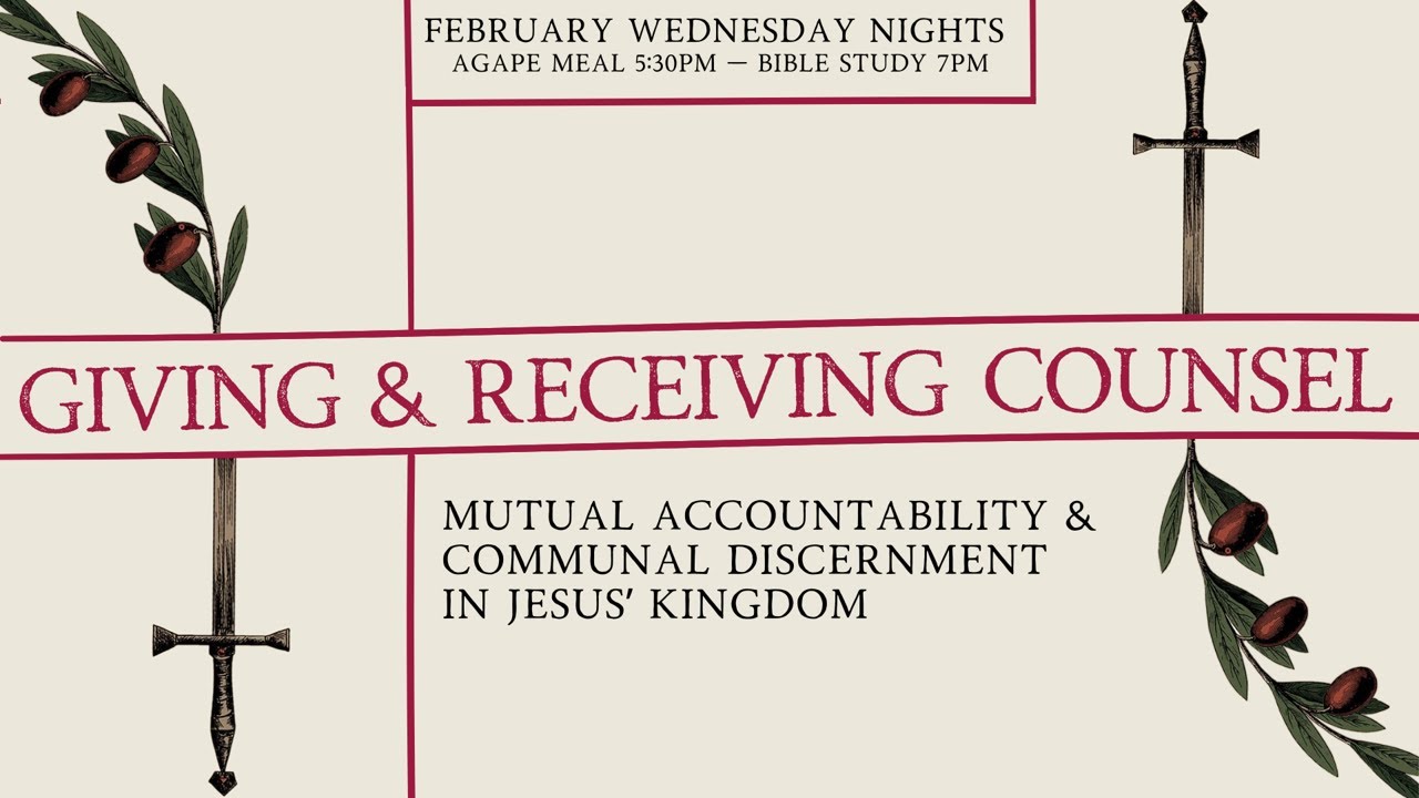 The Biblical Basis for Giving/Receiving Counsel - YouTube