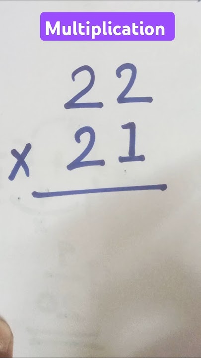 quick multiplication - two digits multiplication trick # ...