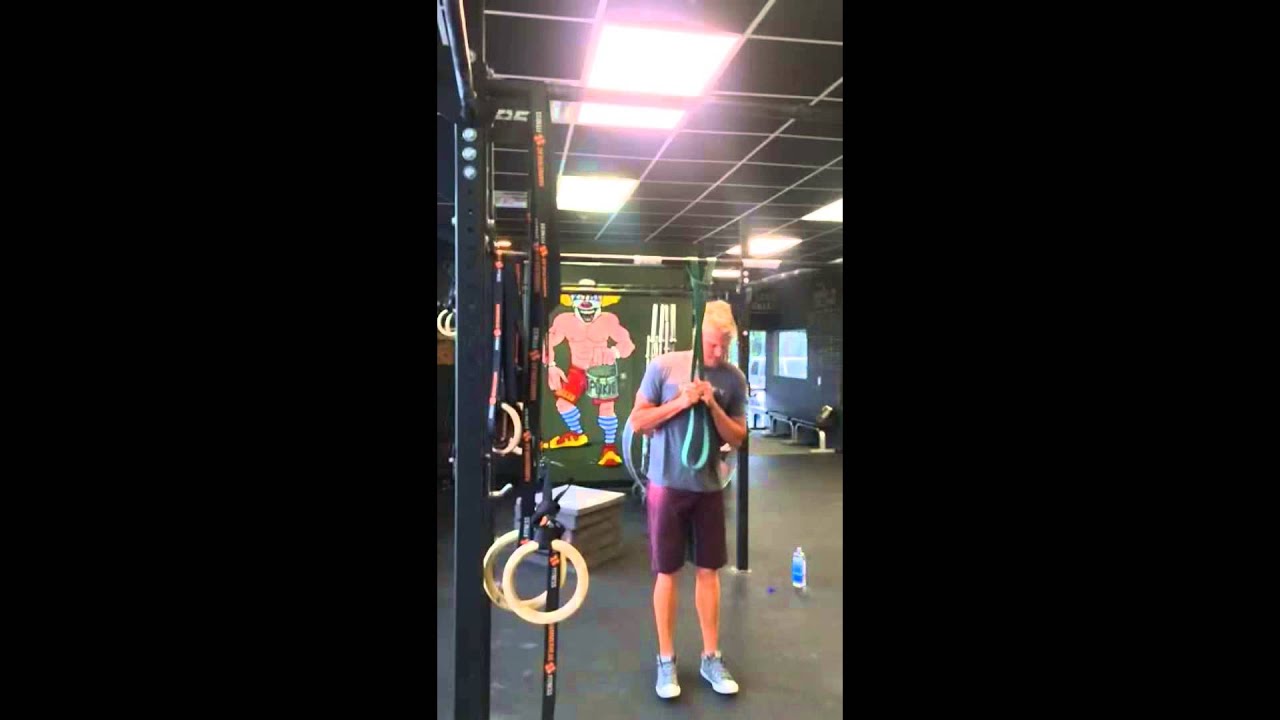 Standing Banded Ab Crunches - YouTube