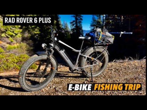 E-Bike Fishing Trip to Remote Lake (Rad Rover 6 Plus) - YouTube