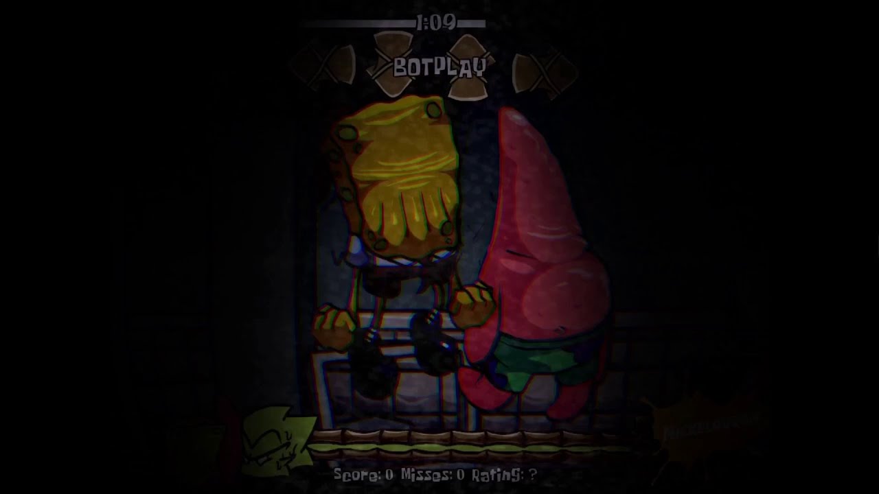 Faceless (Instrumental) - FNF VS Squidward's Suicide/Red Mist (Soulless ...