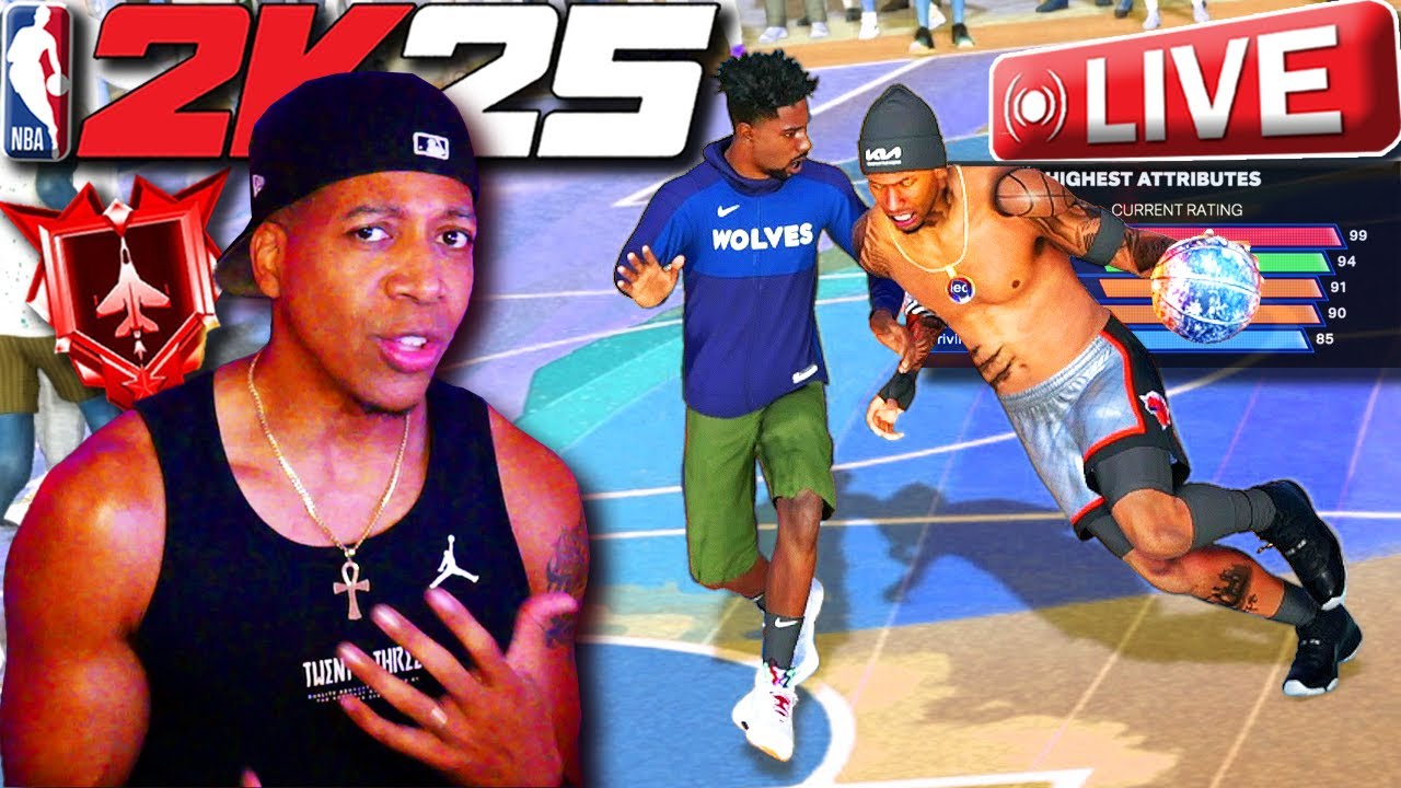 LIVE - NBA 2K25 - TESTING JUMPSHOTS - New Build Grind / Wacky Wednesday ...