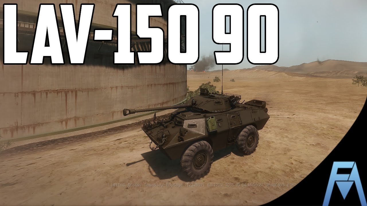 Armored Warfare - The first of our premiums! LAV-150 90 - YouTube