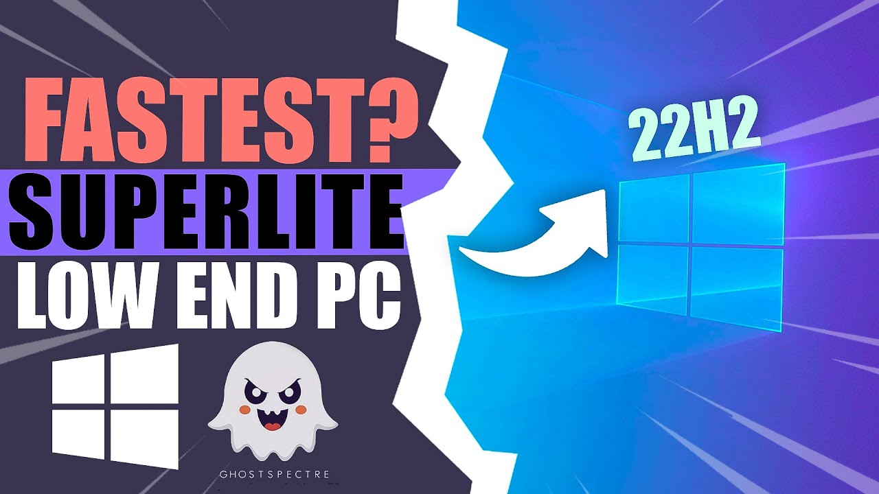 Ghost Spectre OS - 22H2 Windows 10 | Fastest Windows 10? - YouTube