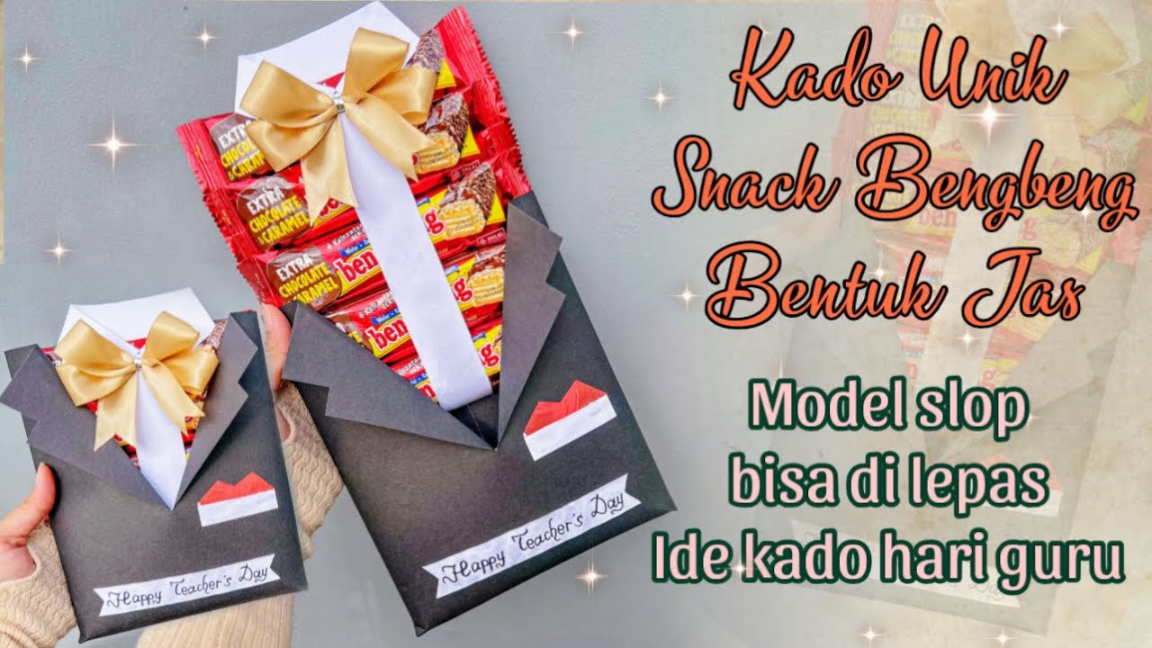 SNACK BENG-BENG BENTUK JAS IDE KADO HARI GURU || TEACHER’S DAY GIFT ...