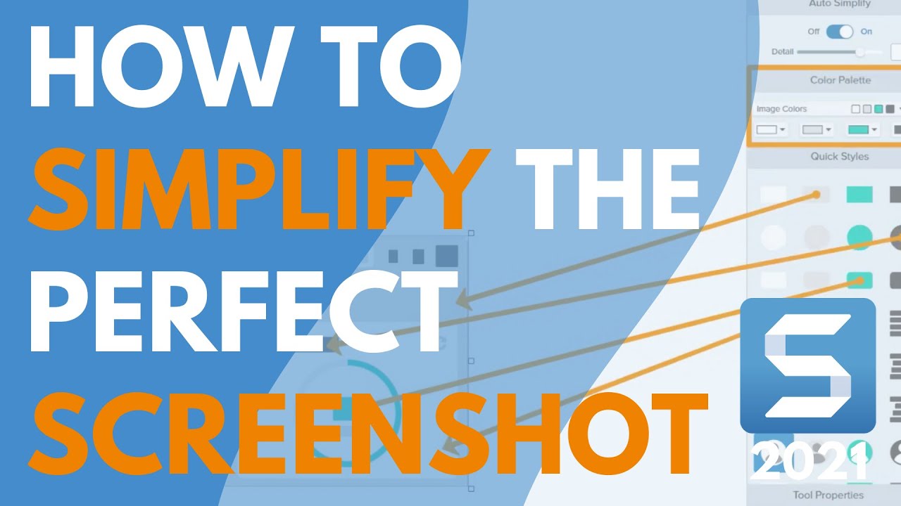 How to Simplify Messy Screenshots (Snagit 2021) - YouTube