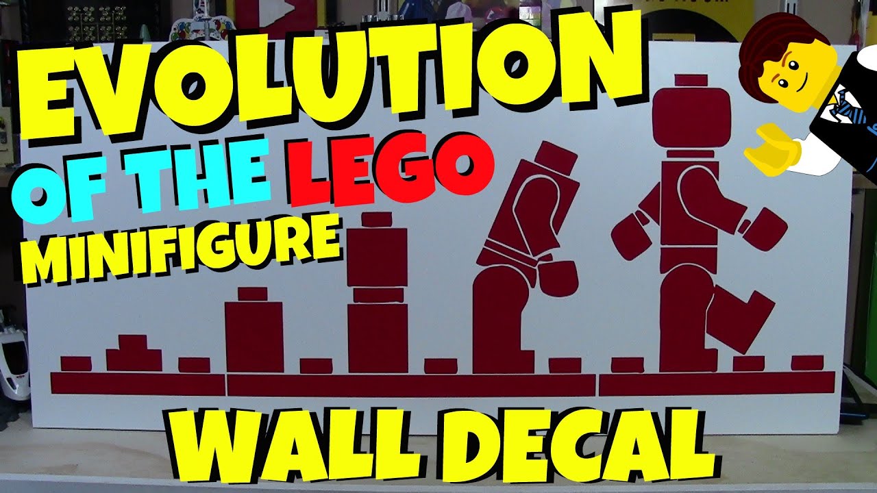 EVOLUTION OF THE LEGO MINIFIGURE *WALL DECAL - YouTube