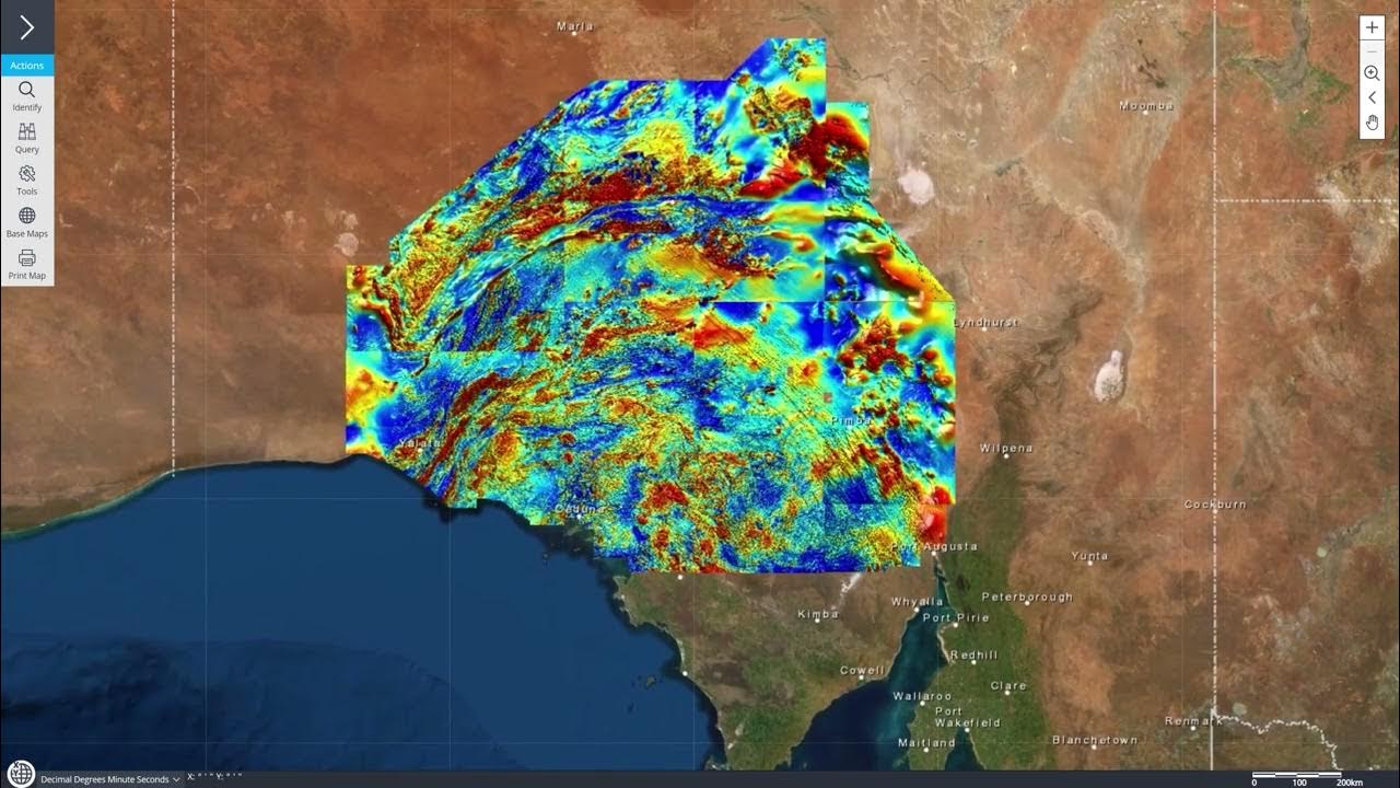 SARIG tutorial 04: About the Gawler Craton Airborne Survey (GCAS) and accessing its data - YouTube