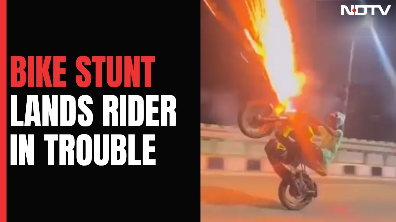 Fireworks From Bike During Stunt Lands Rider In Trouble | The Southern ...