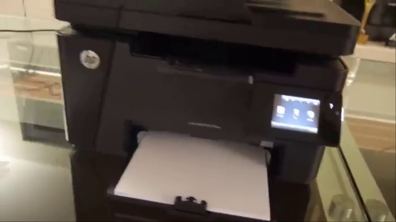 HP m225dw Unbox and setup_SunFaTech - YouTube