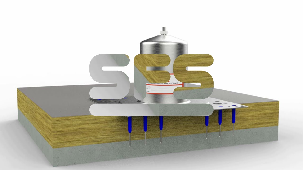 Sleeve & Fastener for SOTER® II Horizontal Lifeline System. - YouTube