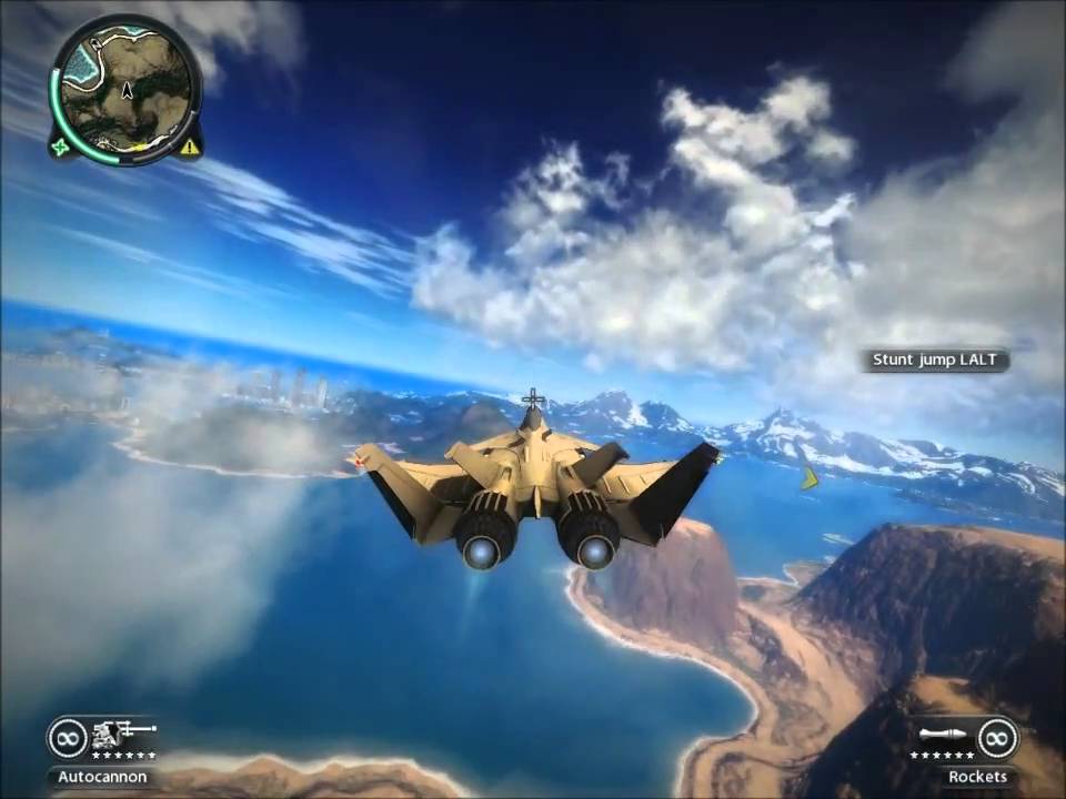 Just Cause 2 Super Fighter Jet Crash - YouTube