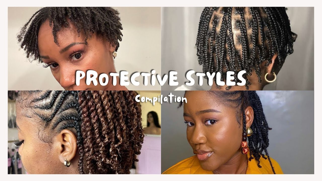🔥Ultimate 4C Hair Protective Style Compilation: Braid Edition for ...