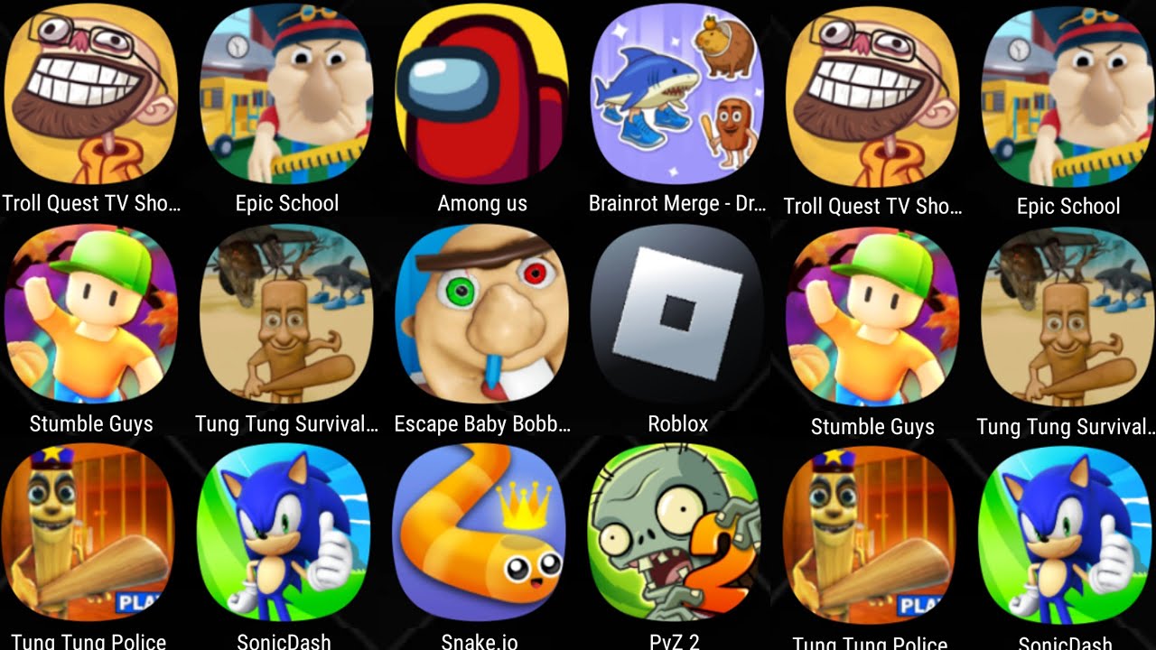 Baby Bobby Daycare,Roblox,Troll Quest TV Shows,Epic School,Tung Tung ...