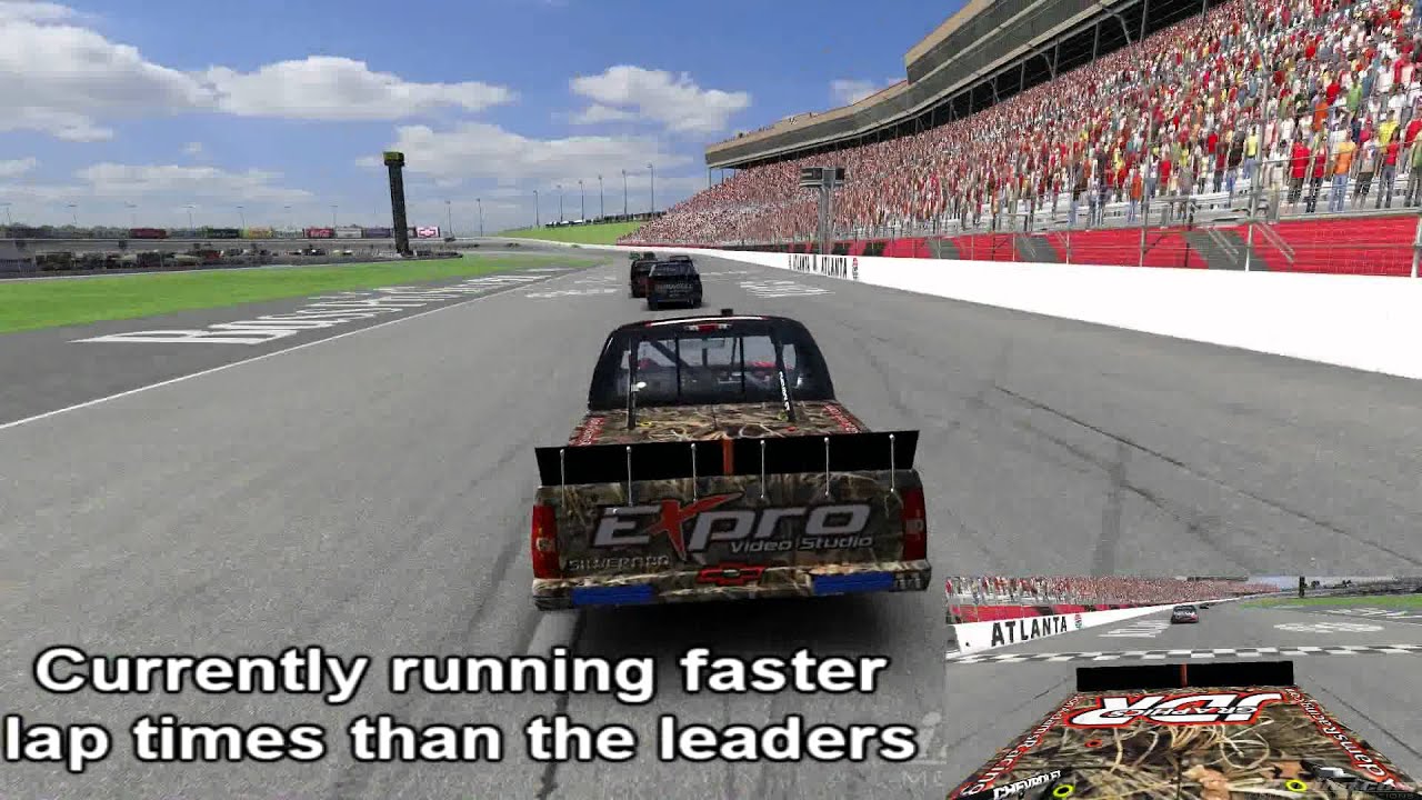 Diggin in the JDR Graphics 150 - GSR Atlanta race - x16 speed - Jon ...