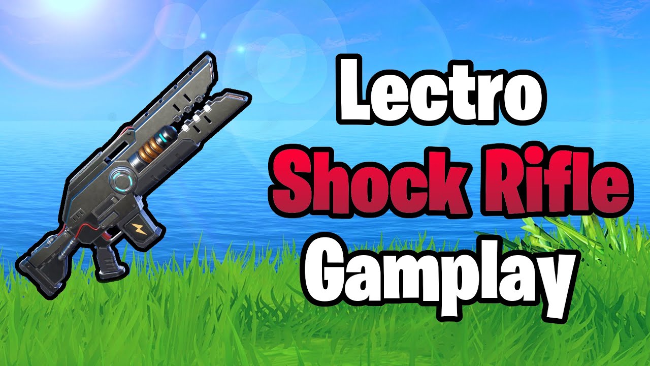Fortnite: Lectro Shock Rifle Gameplay and Build - YouTube