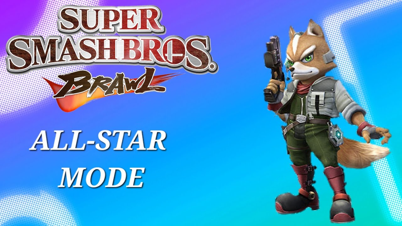 Super Smash Bros Brawl All-Star Mode Fox - YouTube