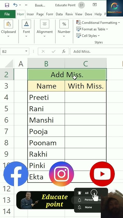 #excel #spreadsheetmagic #exceltips #mstechtricks #exceltricks #words #education #microsoft # ...