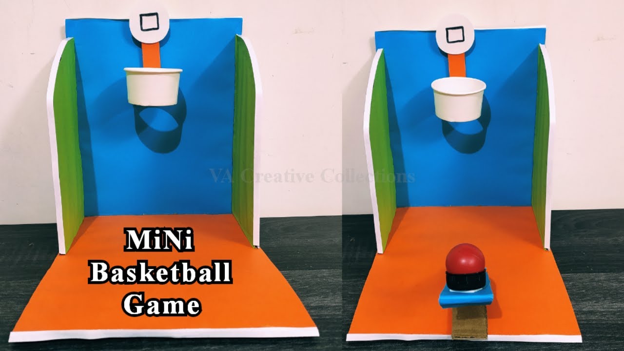 How to Make Amazing Basketball Game at Home DIY | Cardboard Game Craft ...