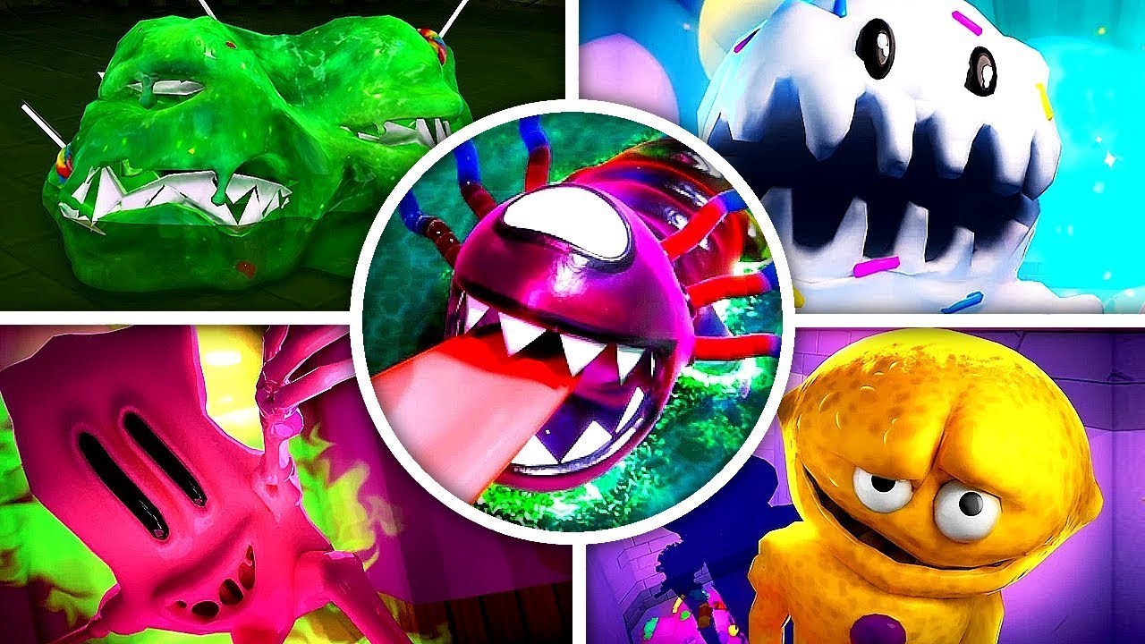 Taffy Tails: Update - ALL New Monsters Jumpscares & Bosses (Roblox ...