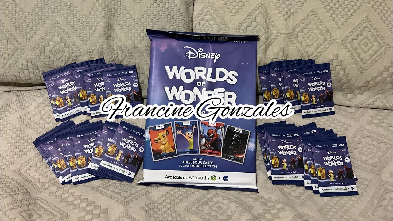 Woolworths Disney worlds of wonders collection - YouTube