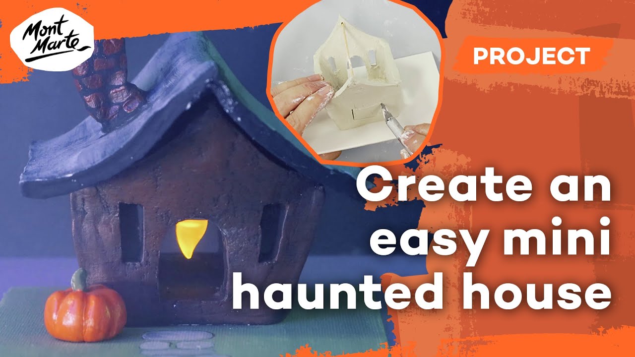 How to make a small haunted house - YouTube
