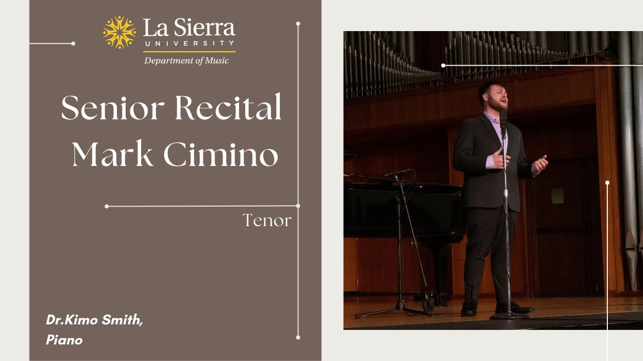 Mark Cimino: Full Senior Recital - YouTube