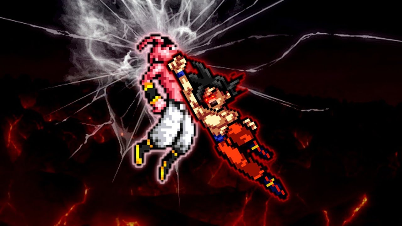 Kid Buu V3 (New) VS Goku Dark Ultra Instinct in Jump Force Mugen - YouTube