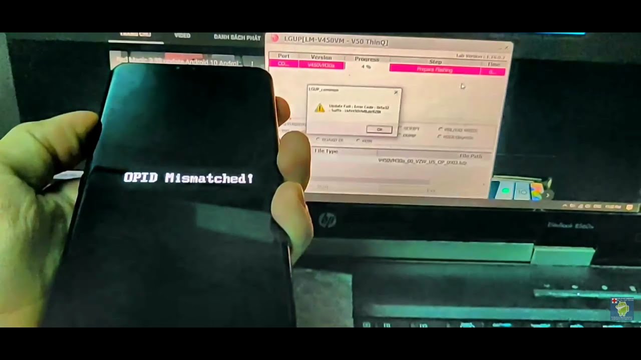 fix OPID Mismatched LG V50 V50s V60 G8 G8s G8x ThinQ update Android 12 ...