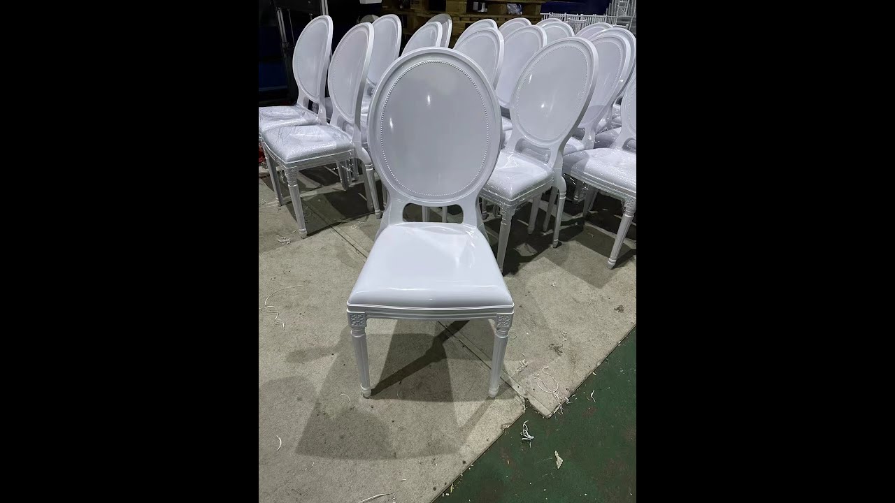 Which chairs are popular for weddings? 2025 Popular white PP plastic ...