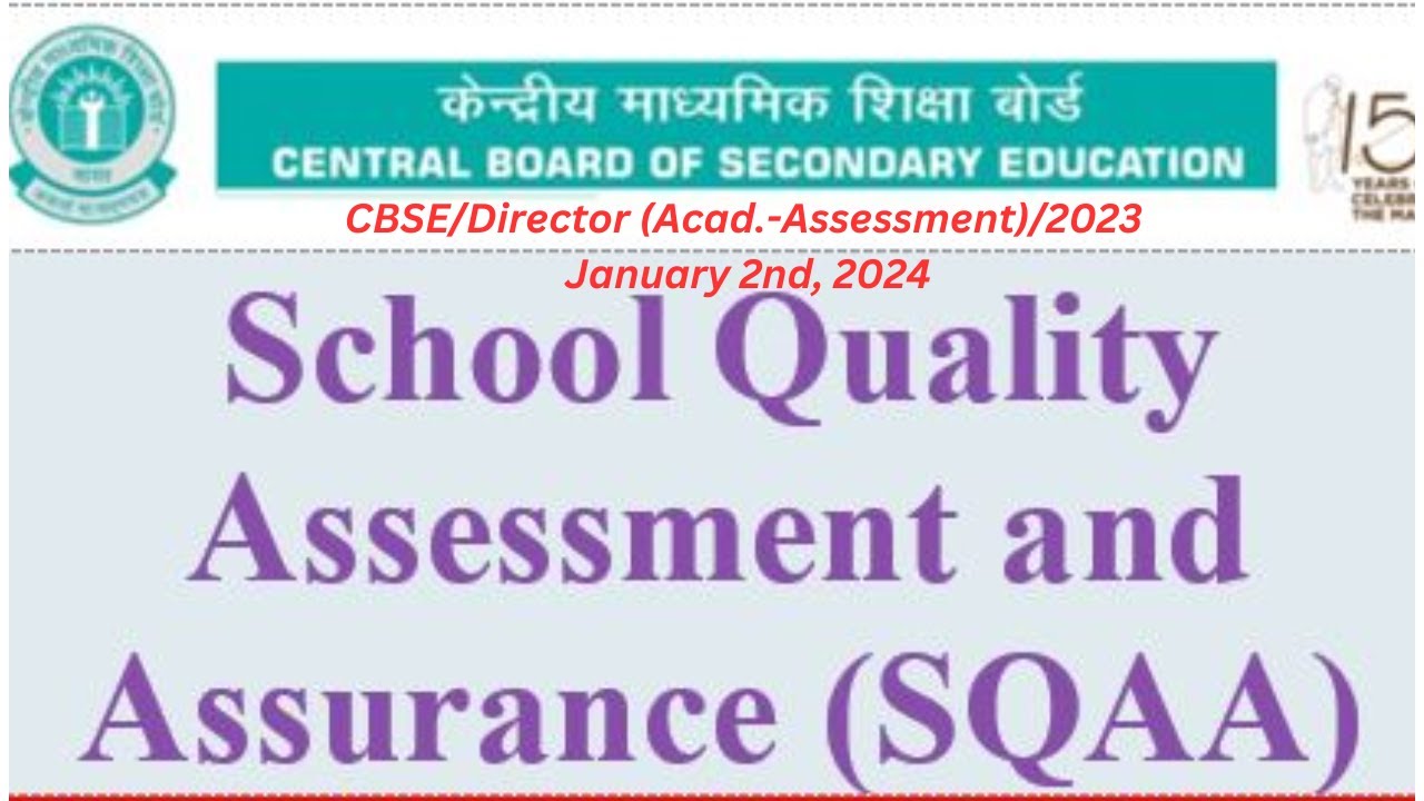 CBSE/Director (Acad.-Assessment)/2023 January 2nd, 2024 - YouTube