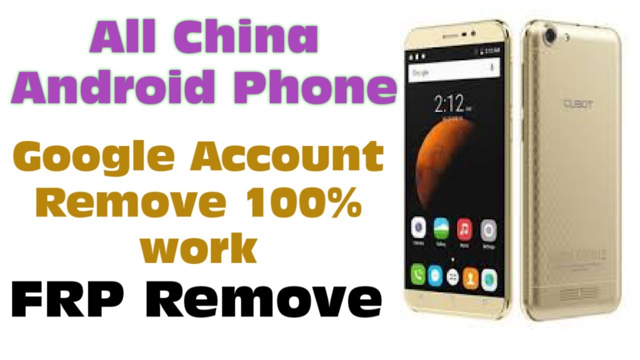 China Android Mobile FRP Remove - YouTube