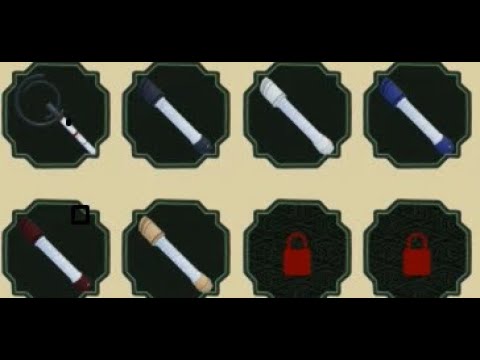 (Roblox Shindo Life) All Chi Blades Showcase (showcase das chi blades ...