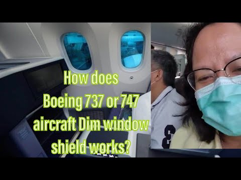 How does Boeing 737 or 747 aircraft Dim window shield works?#shorts ...